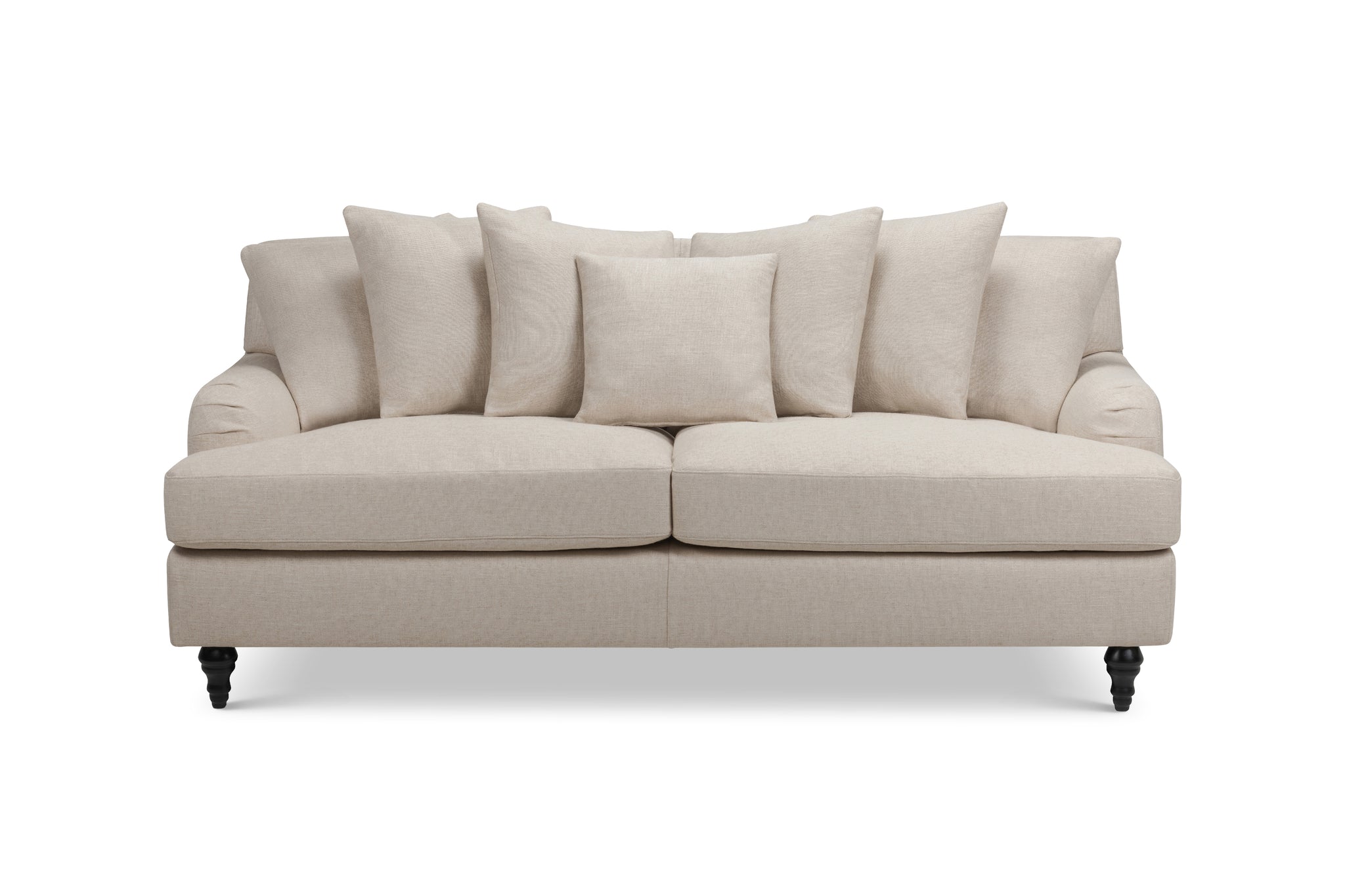Senia Medium Sofa in Cracker Linen | SUPERBA