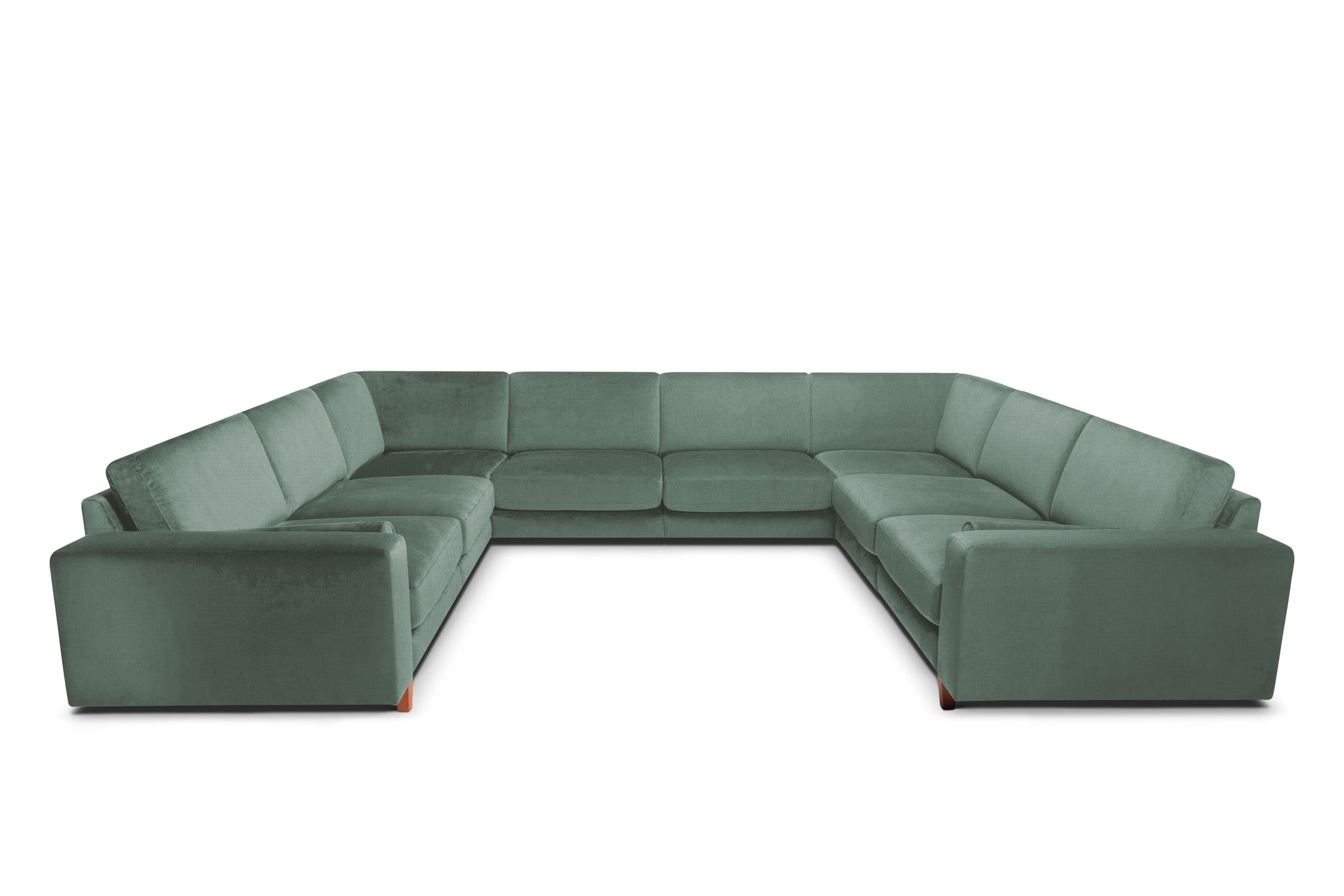 Jade Modular U Shape in Nane Woven Mix | SUPERBA