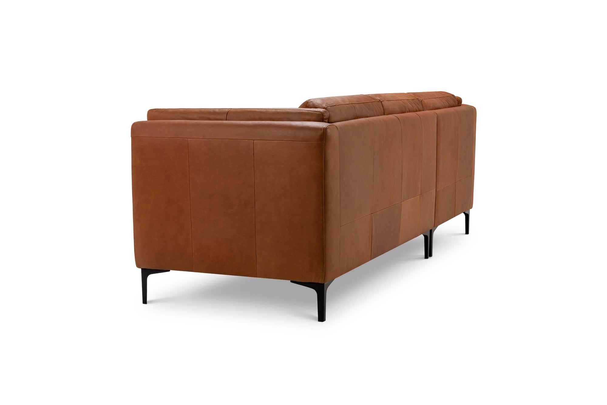 Oli Left Hand Facing Sofa in Pluto Semi Aniline Leather | SUPERBA