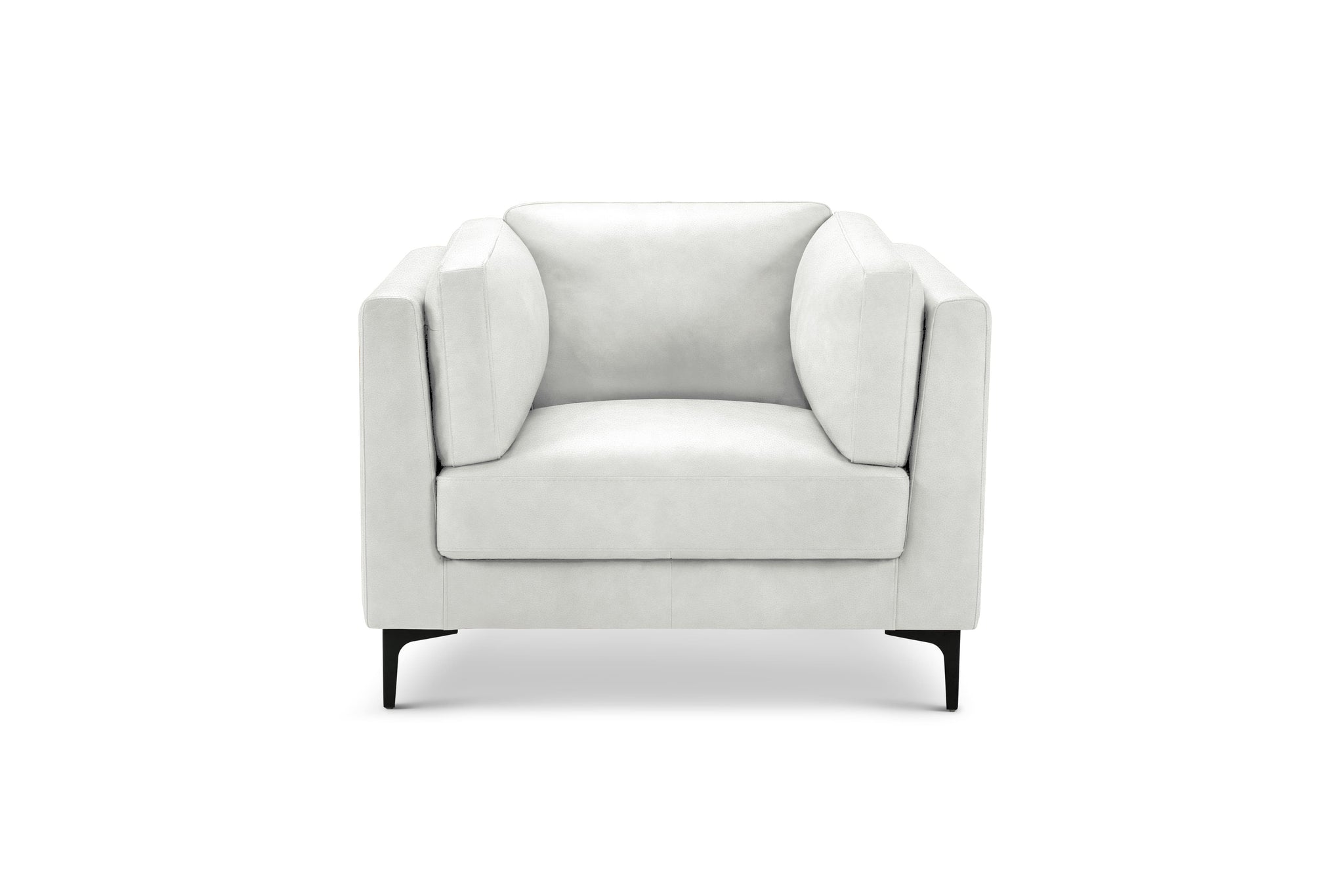 Oli Plus Armchair in Milky Full Aniline Leather | SUPERBA