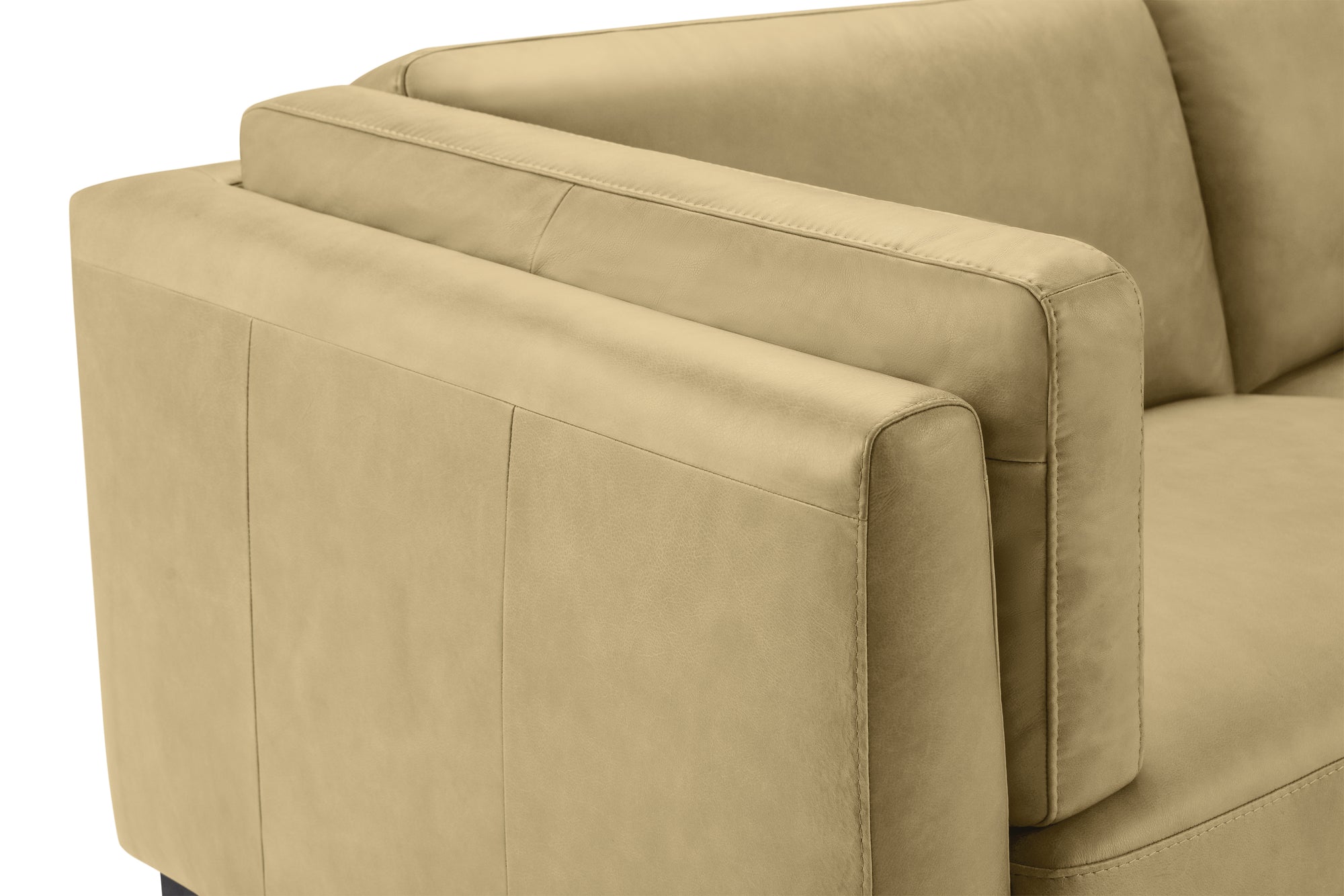 Oli Plus Large Sofa in Olivia Semi Aniline Leather | SUPERBA