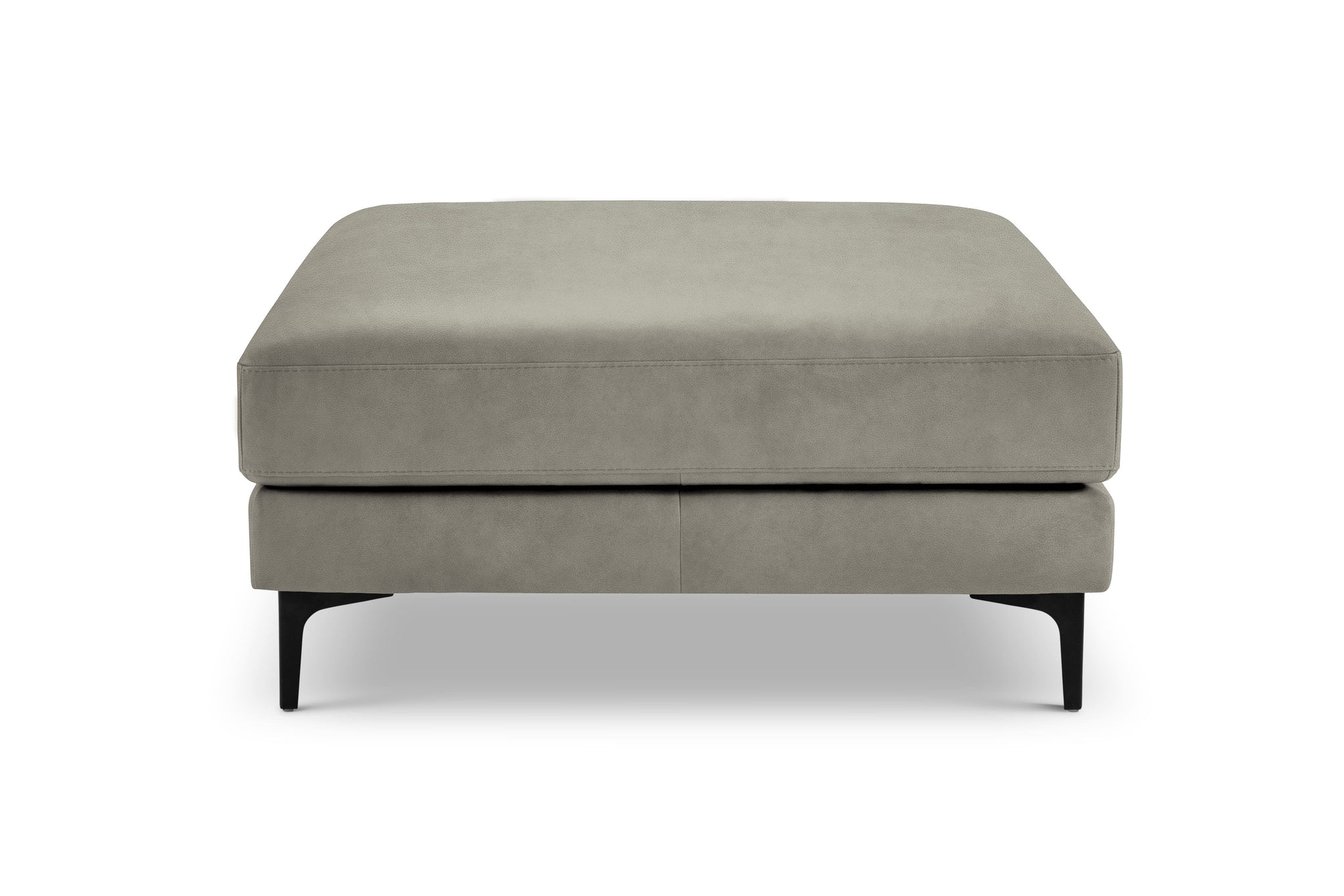 Oli Plus Footstool in Glace Full Aniline Leather | SUPERBA