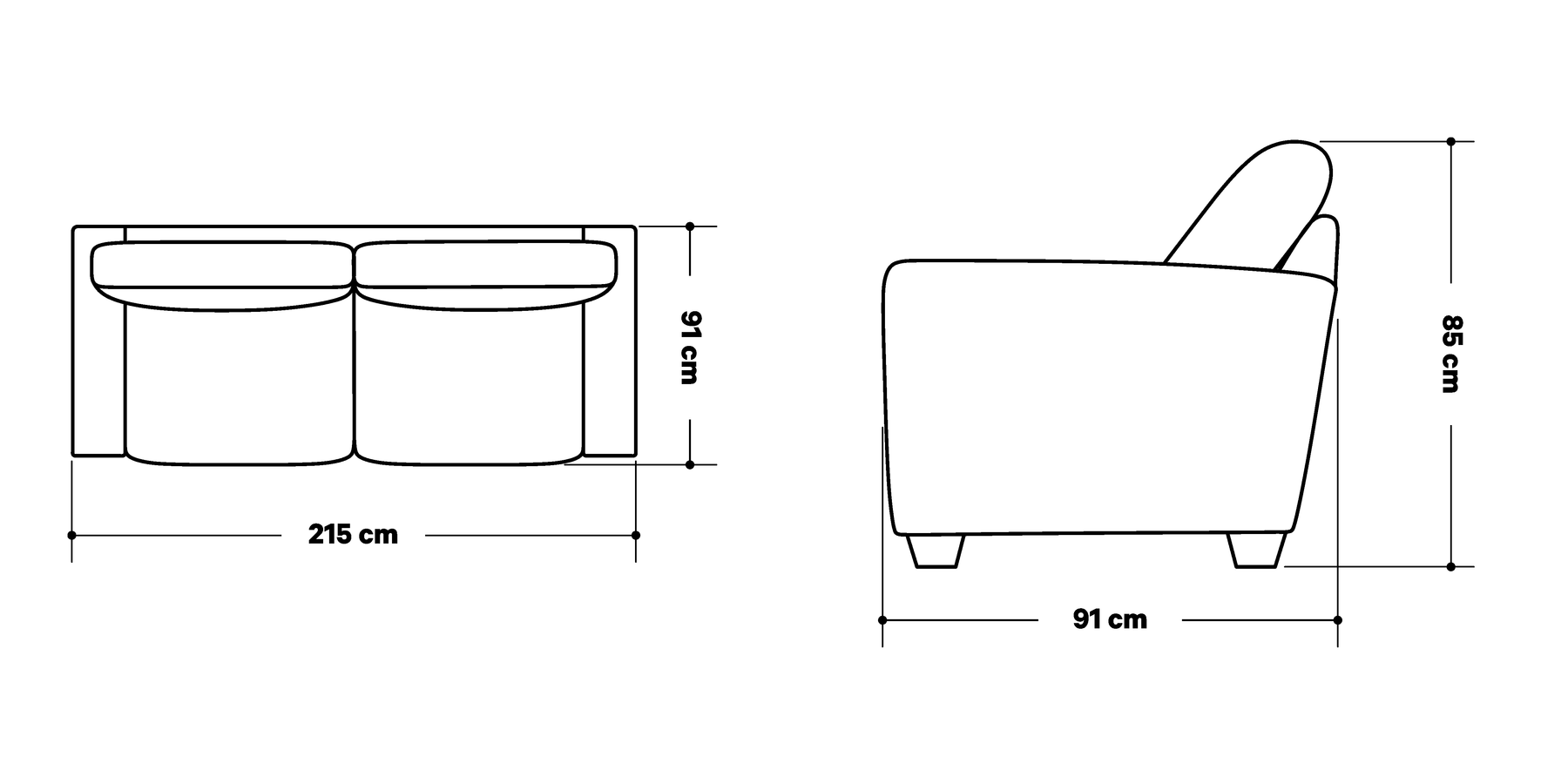 Hellyda Large Sofa in Sparkle Velvet | SUPERBA