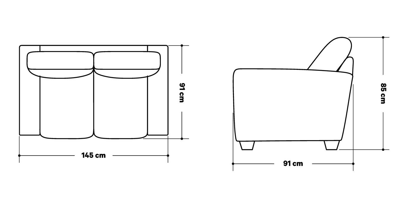 Hellyda Small Sofa in Sparkle Velvet | SUPERBA